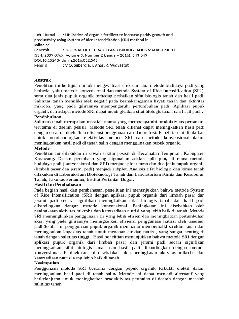 Tedi Review Jurnal | PDF