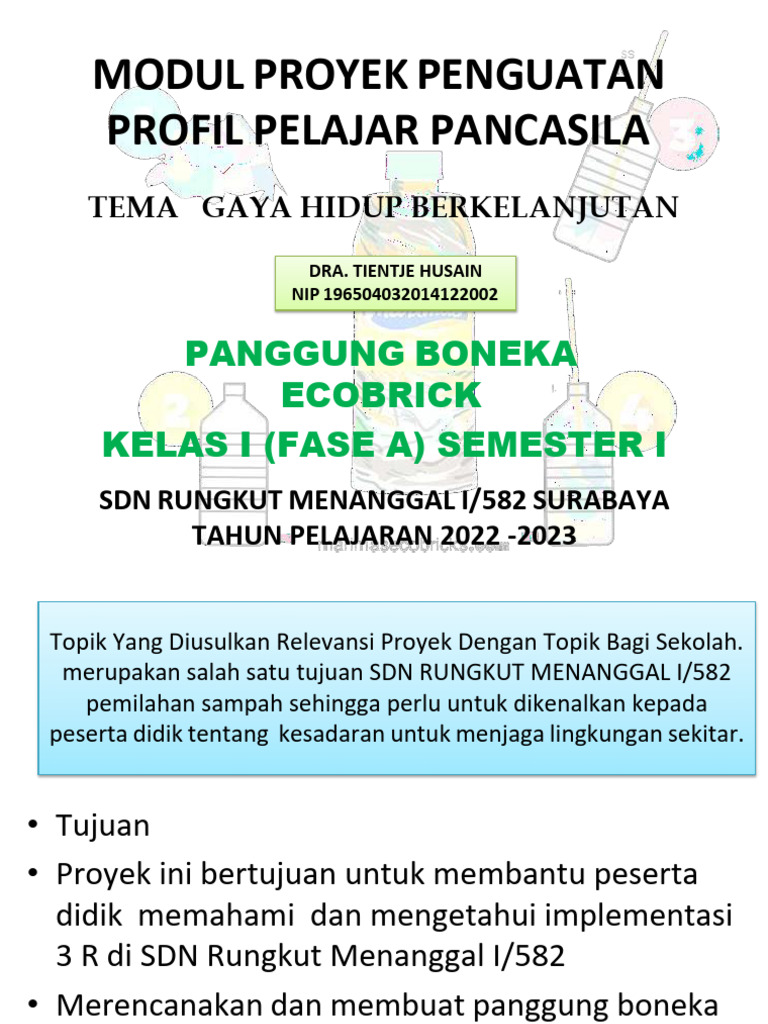 Modul Proyek Penguatan Profil Pelajar Pancasila | PDF