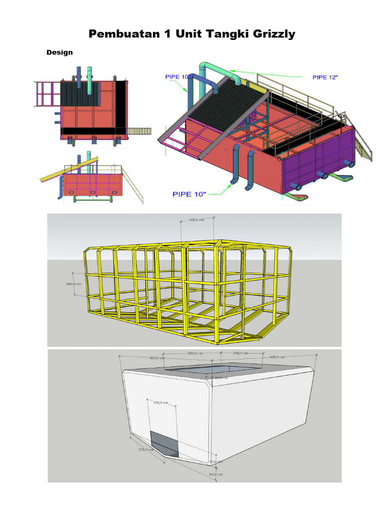 Pembuatan 1 Unit Tangki Grizzly | PDF