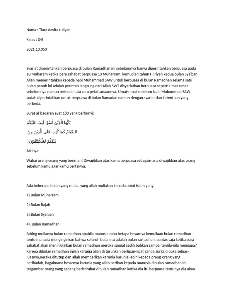 Ringkasan Sejarah - Tiara Davita X-B | PDF