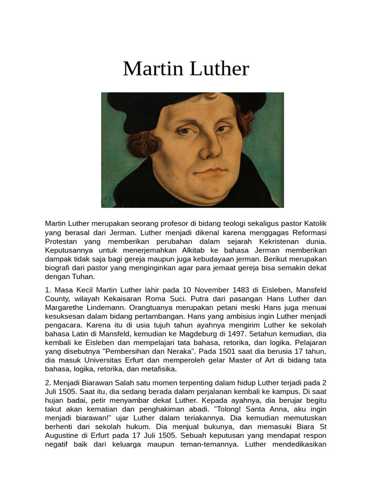 Martin Luther | PDF