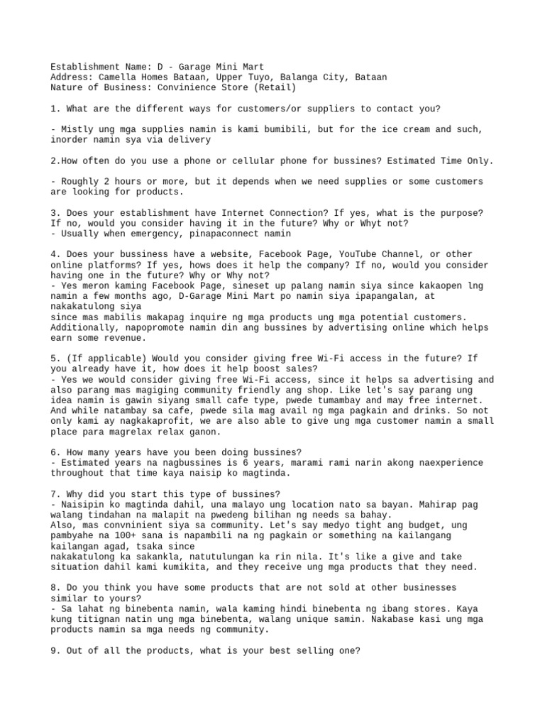 EMP TECH INTERVIEW QnA | PDF