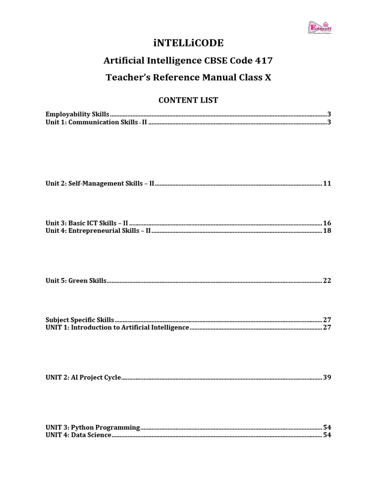 Intellicode 417 TRM X | PDF