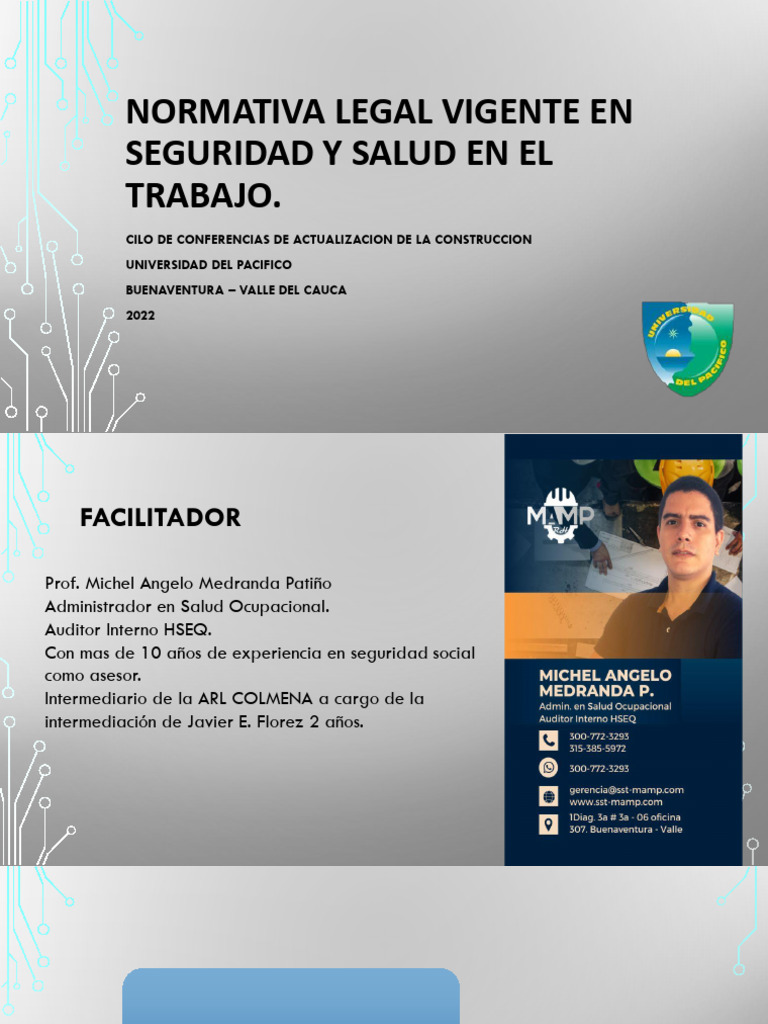 Normativa Legal Vigente | PDF