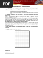 Fibonacci Spiral Worksheet | PDF
