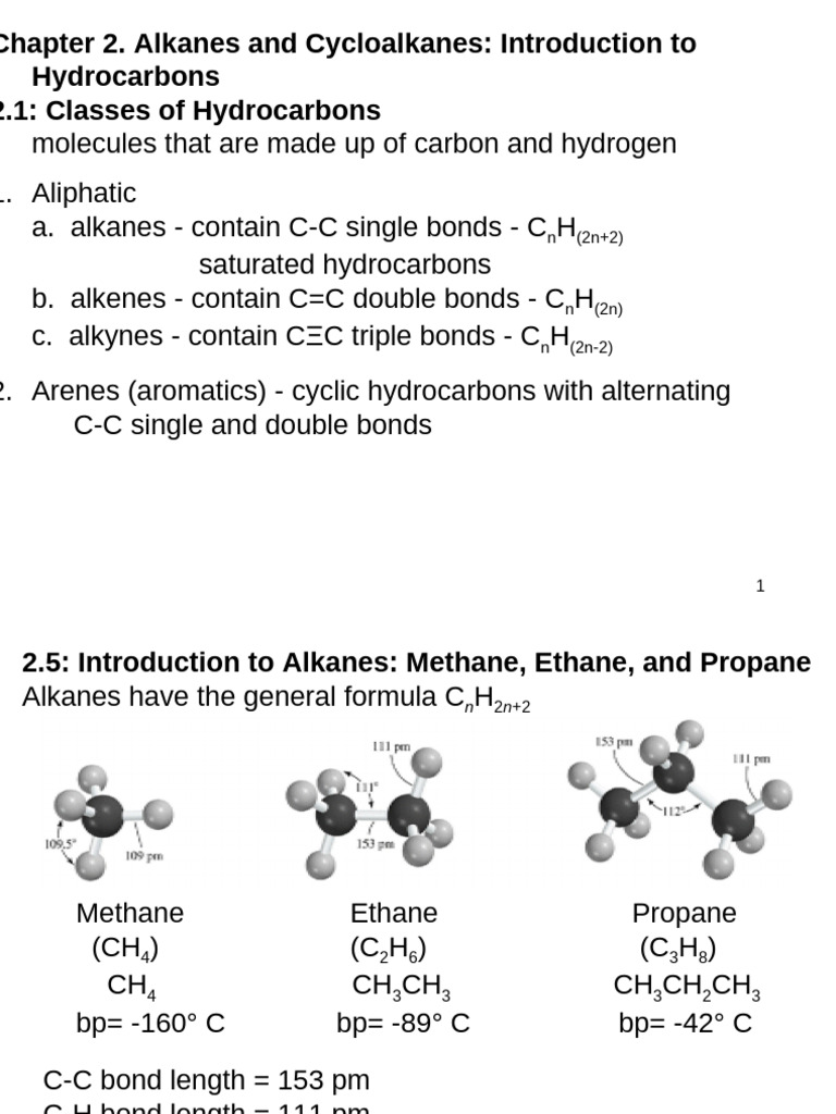 ALKANES | PDF