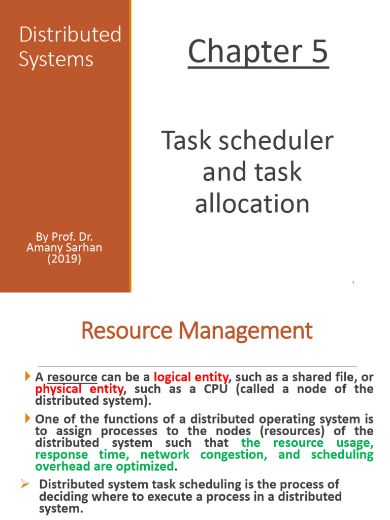 Chapter 6 - Scheduler | PDF