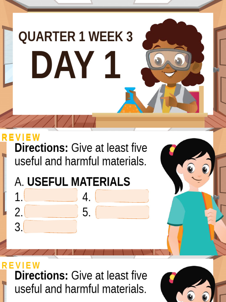 G5Q1 Week 3 Science | PDF