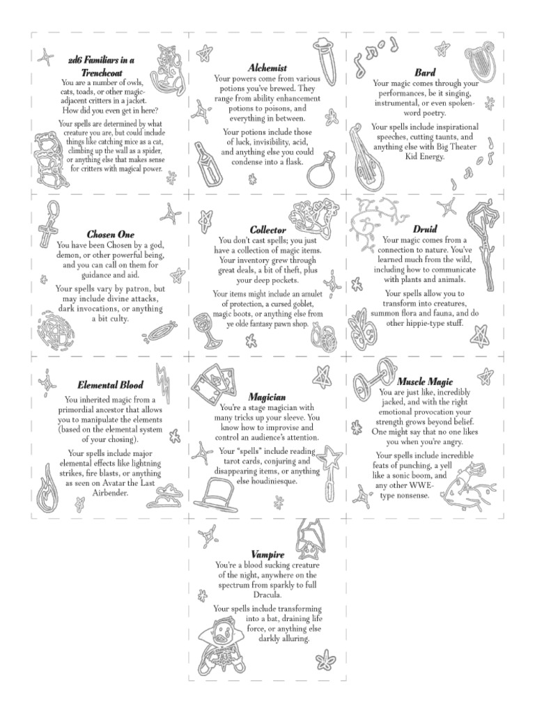 Printable Class Cards BW | PDF