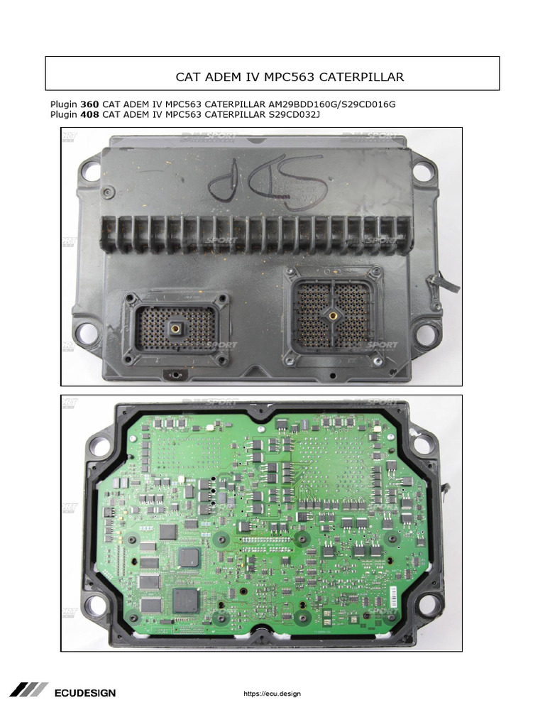 Cat Adem IV Mpc563 Caterpillar | PDF