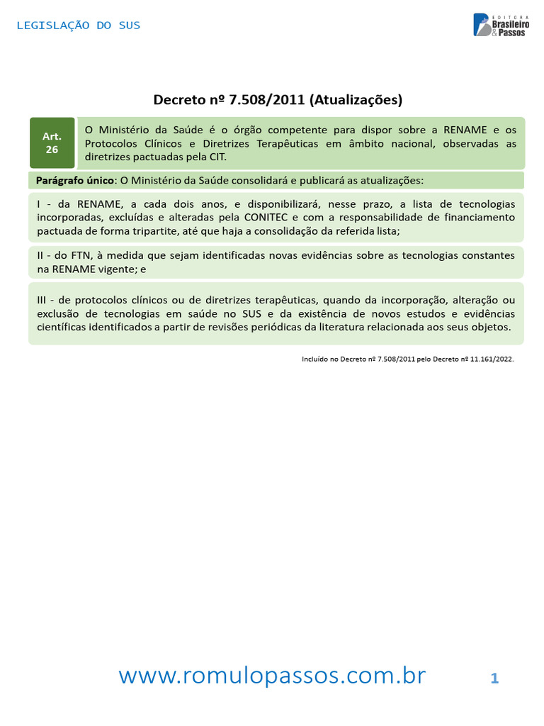 Decreto 7508 Part 2 | PDF