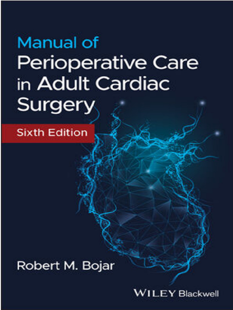 Salinan Terjemahan 2020 Robert M Bojar Manual of Perioperative Care in ...