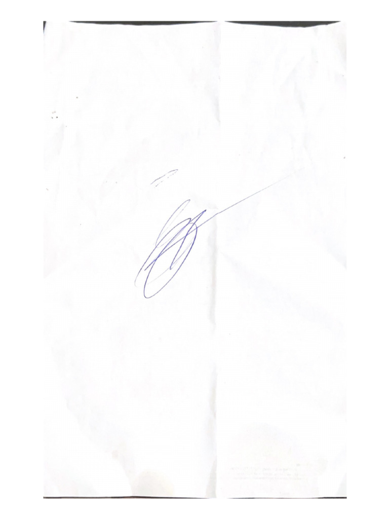 Signature Manuscrite | PDF