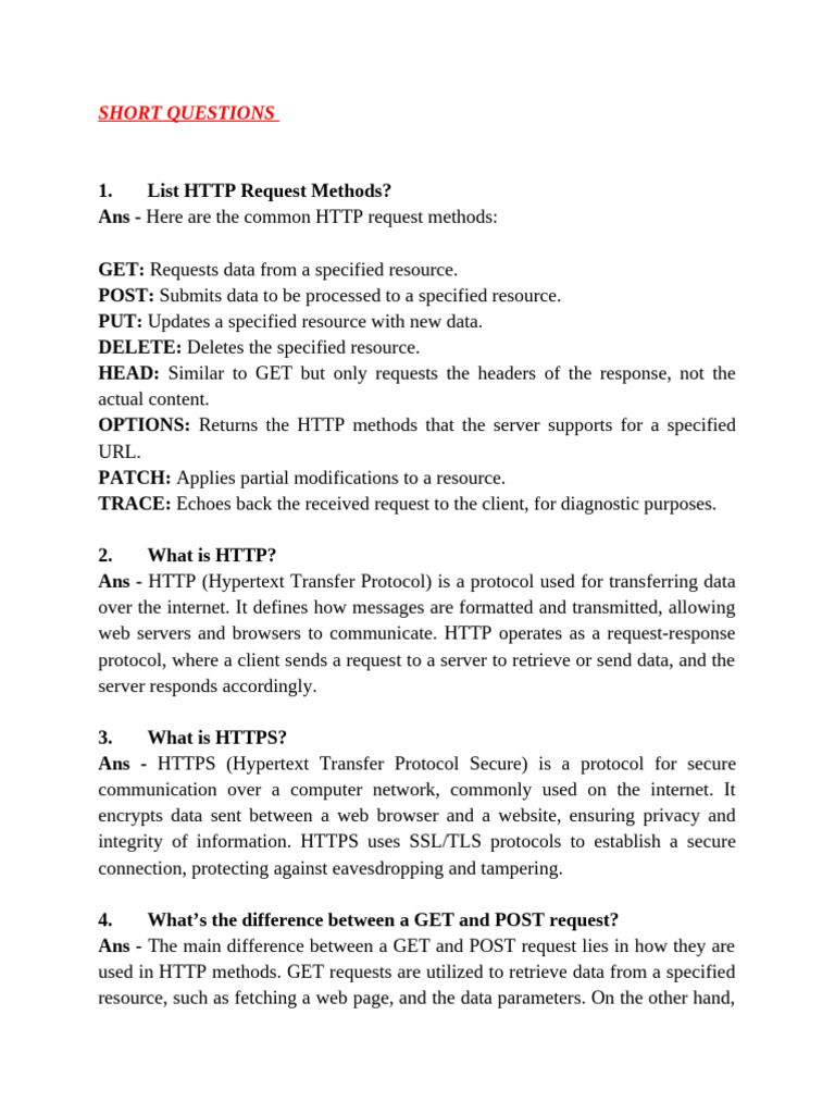 Awp Question Bank | PDF