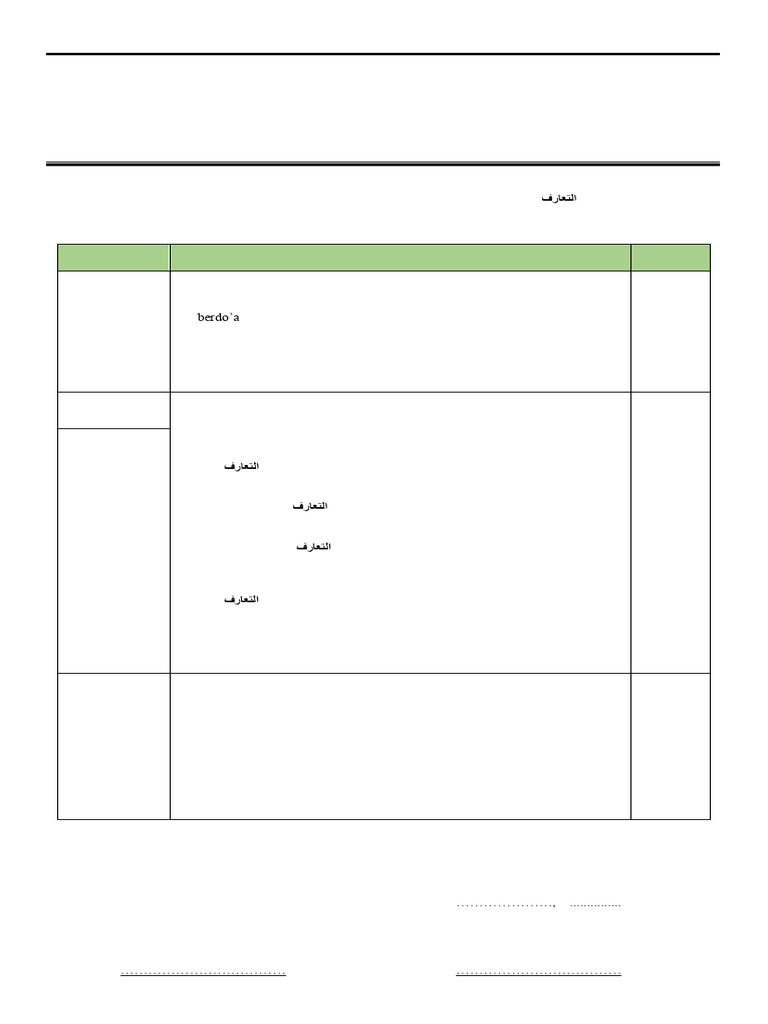 RPP Daring Bahasa Arab SD Mi Kelas 1 Semester 1 2 | PDF