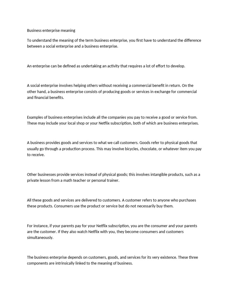 Enterprise Note | PDF