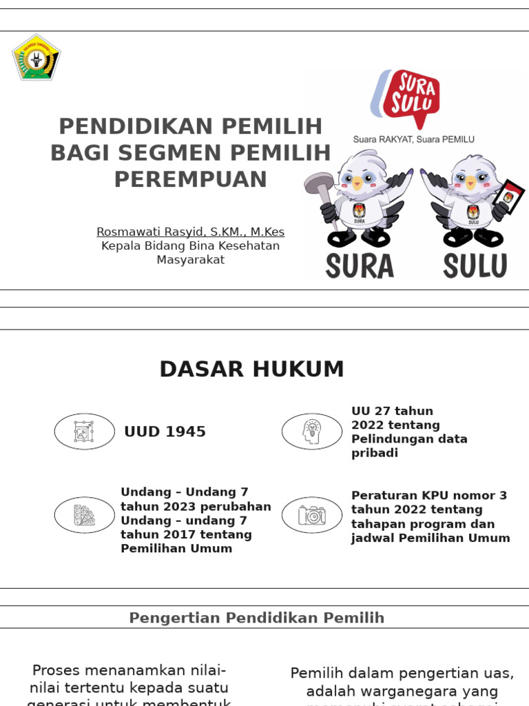 Pendidikan Pemilih Bagi Perempuan | PDF | Politik | Ilmu Sosial