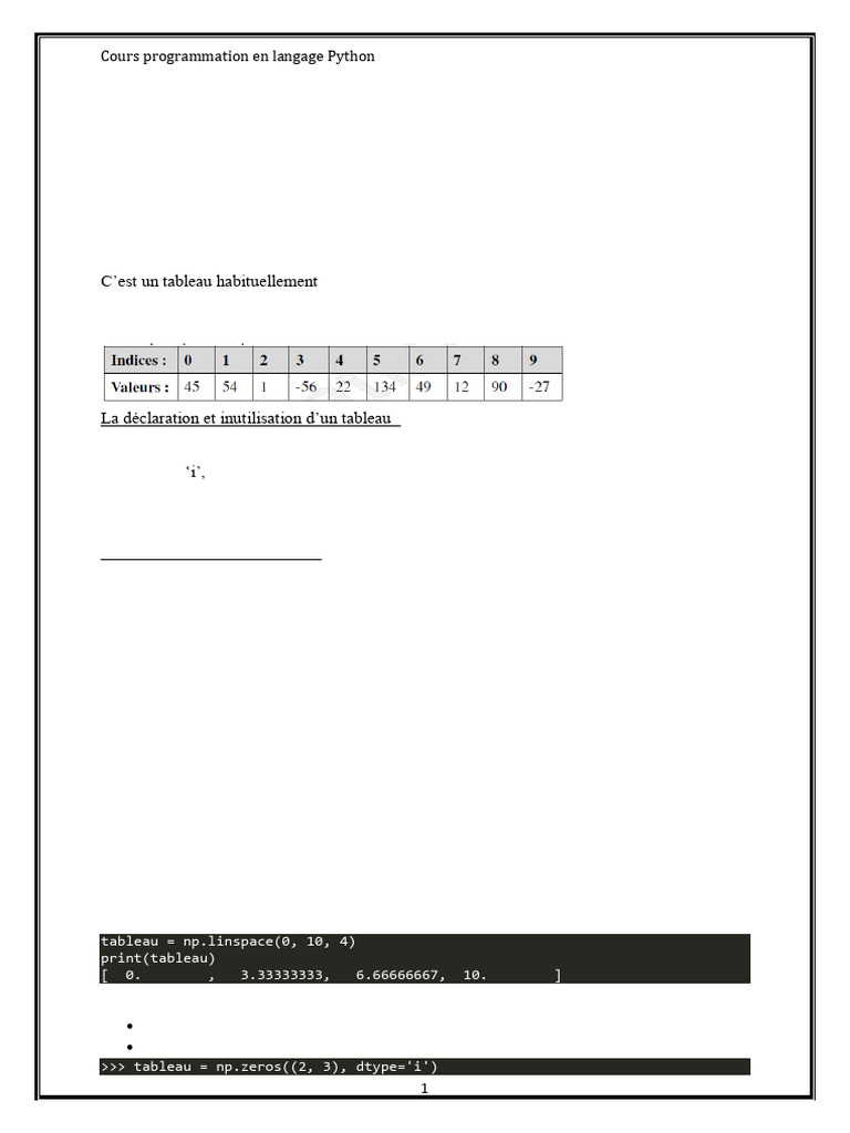 3 Structures de Donnees (Python) | PDF