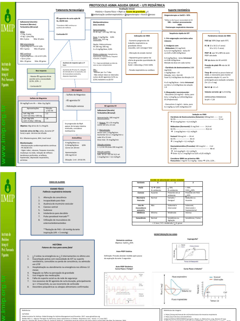 ASMA GRAVE AGUDA - PROTOCOLO 2018 Ok | PDF
