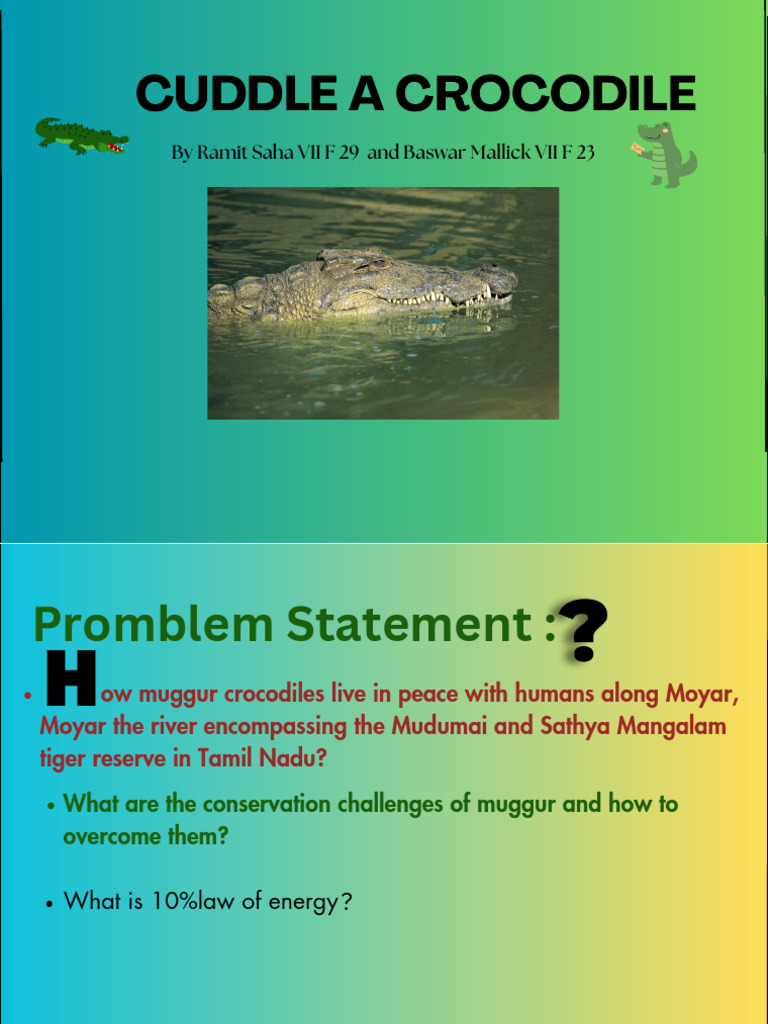 Cuddle A Crocodile by Ramit Saha and Bhaswar Mallick | PDF