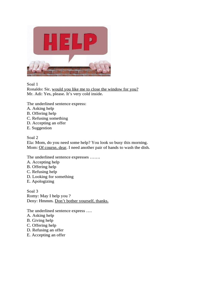 Kumpulan Soal Offering Help Pdf