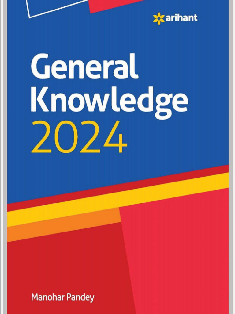 General Knowledge 2024 Arihant QuantsenseiMain On Telegram | PDF