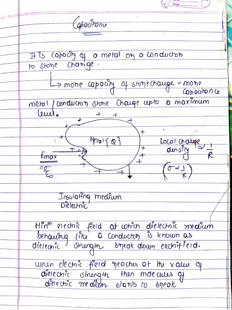Capacitance | PDF