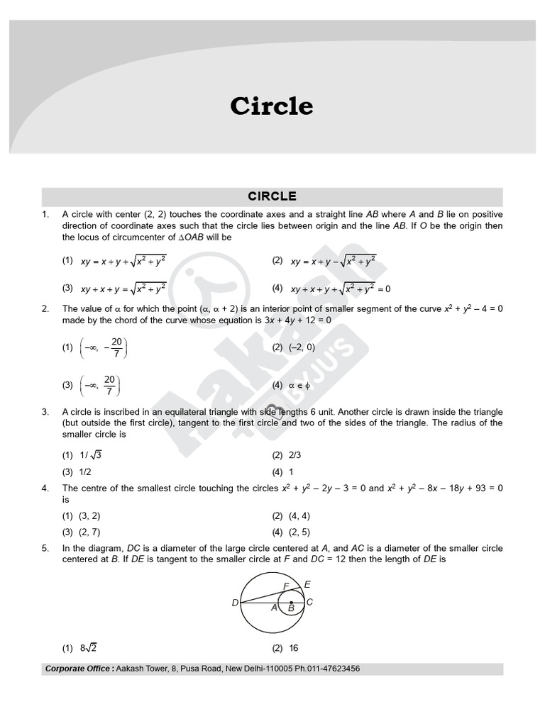Circle | PDF
