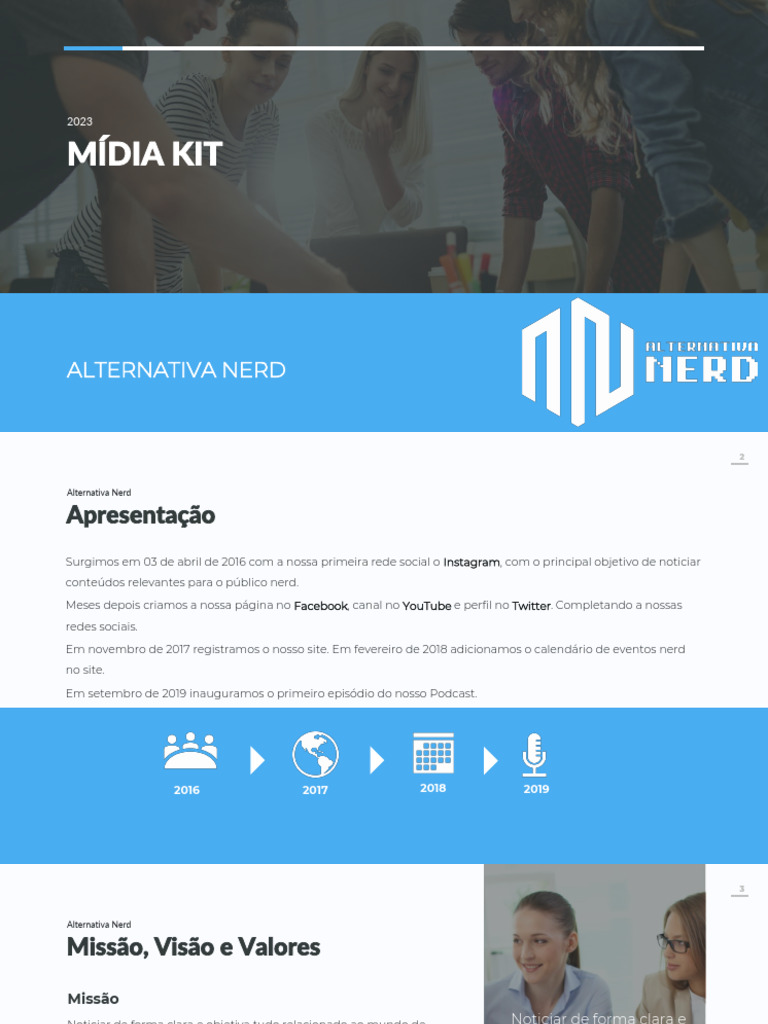 Midia Kit - 2023 - Alternativa Nerd | PDF