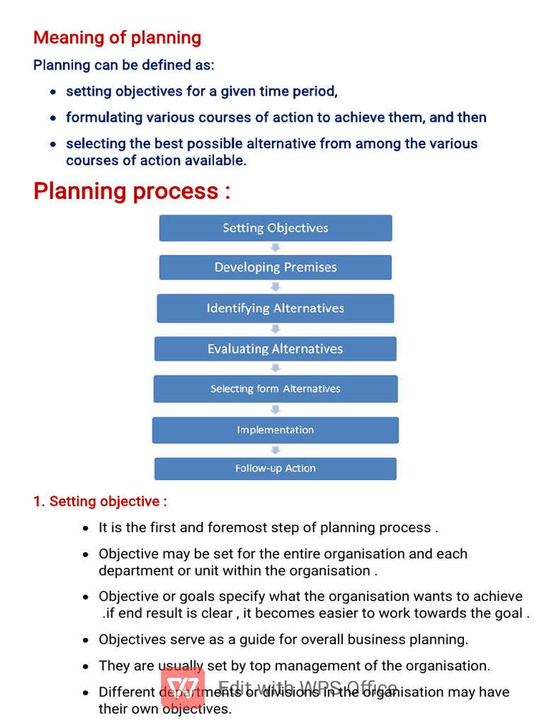 Meaning of Planning 2025 | PDF