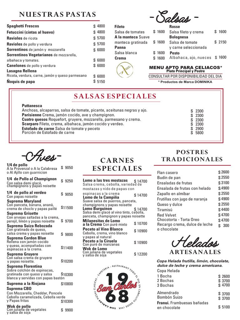 Menu Carnes | PDF