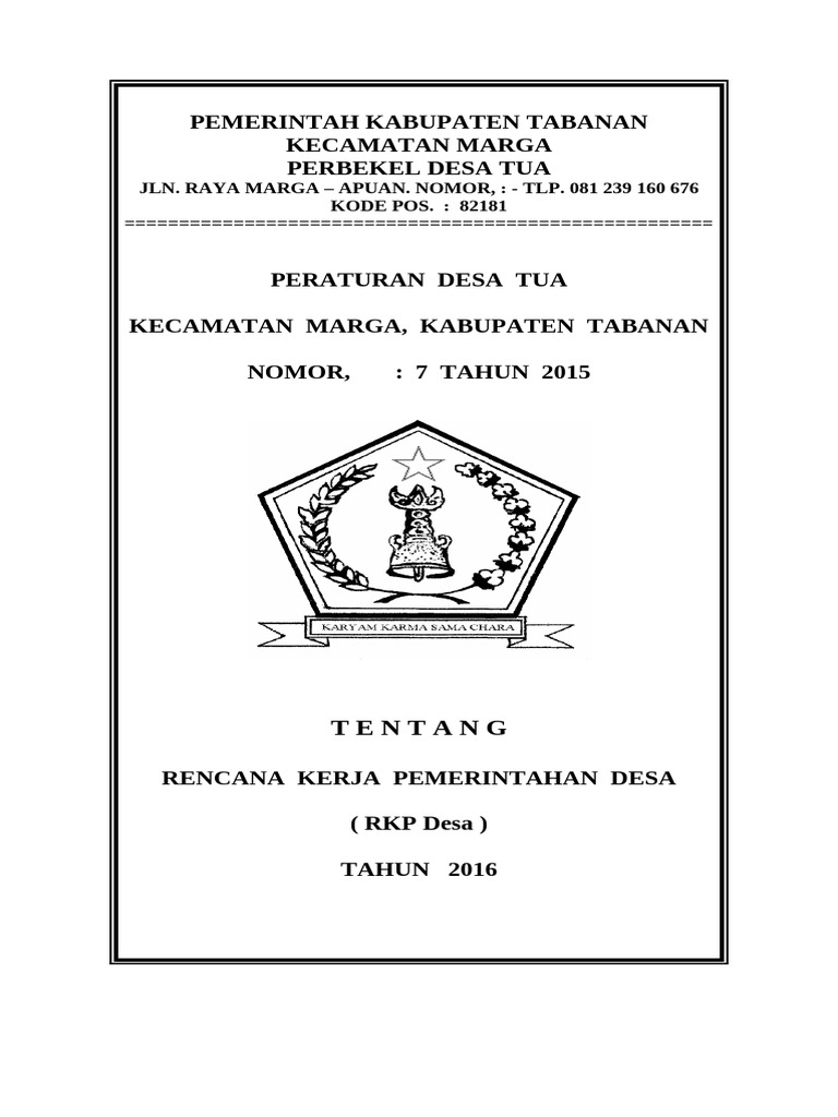 RKP Draf. | PDF