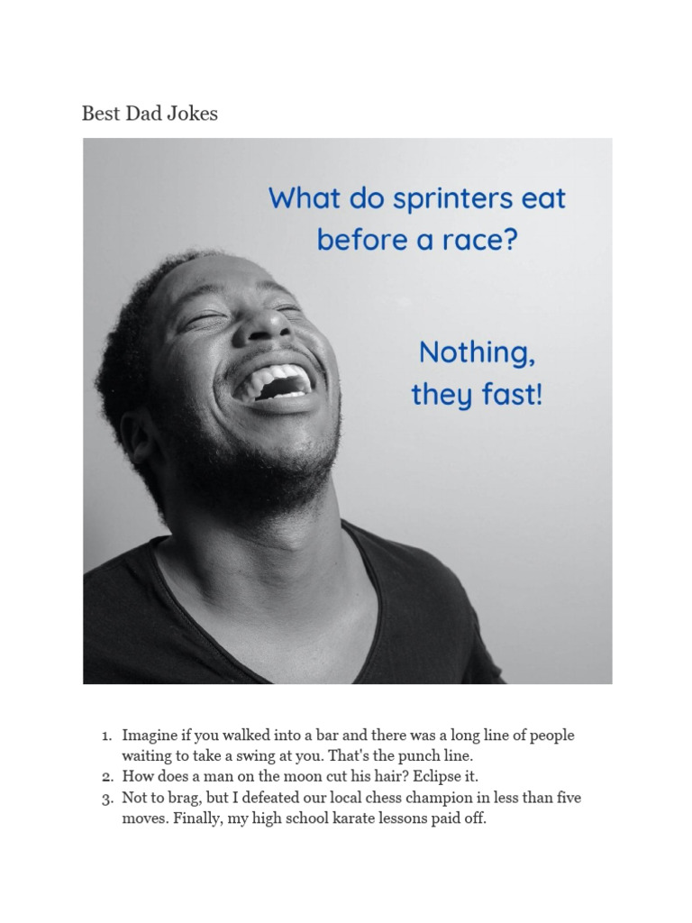 Best Dad Jokes Pdf