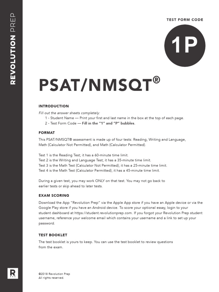 1P Psat Exam | PDF