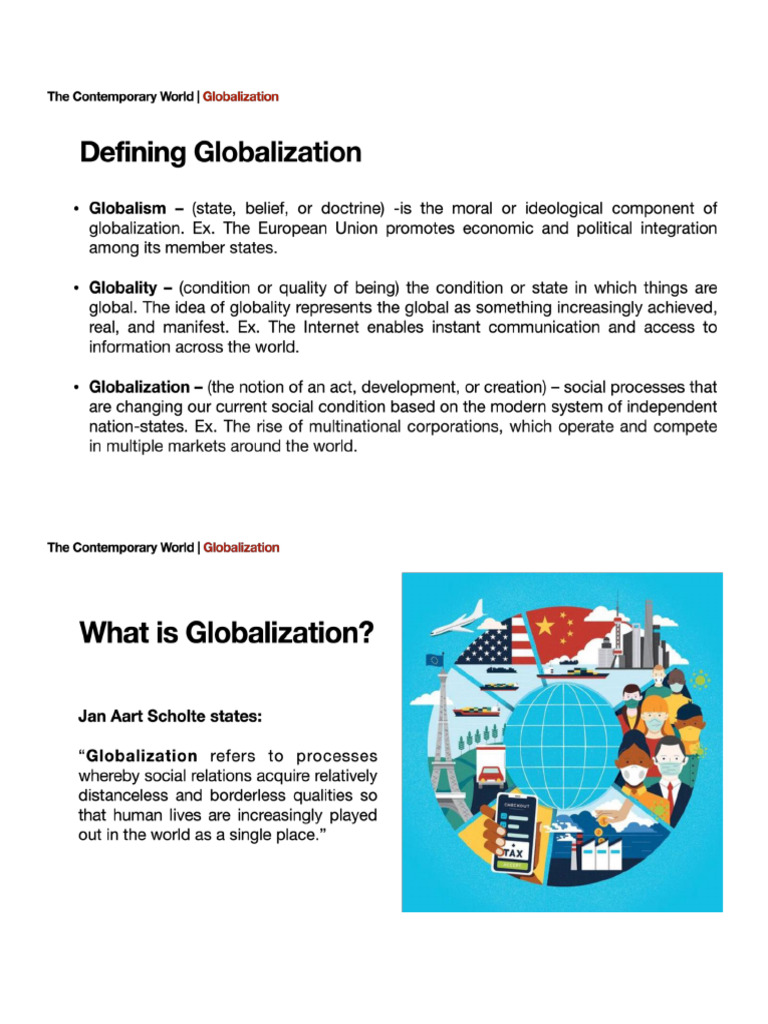 Intro To Globalization | PDF