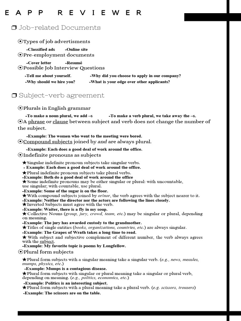 Eapp Reviewer | PDF