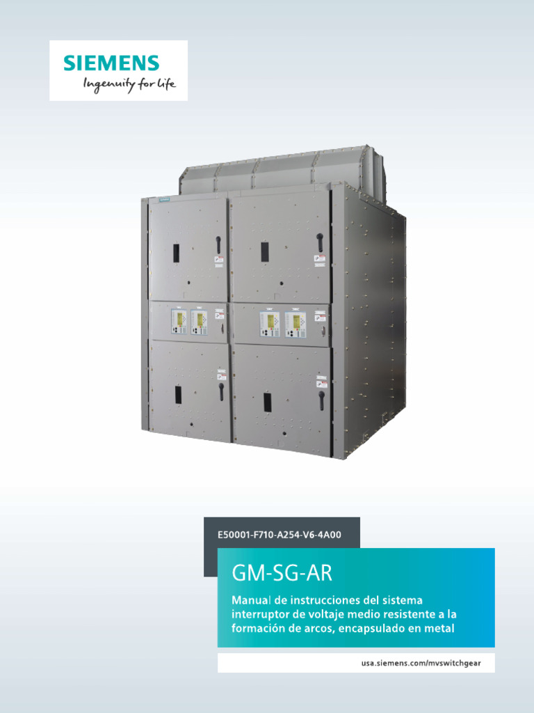 E50001-F710-A254-V6-4a00 - Ansi GM SG Ar | PDF
