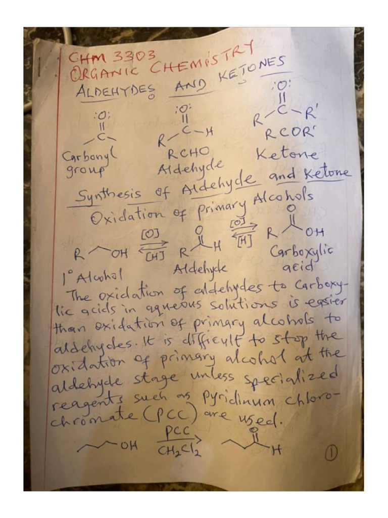 CHM 3303 1st Lecture Note | PDF