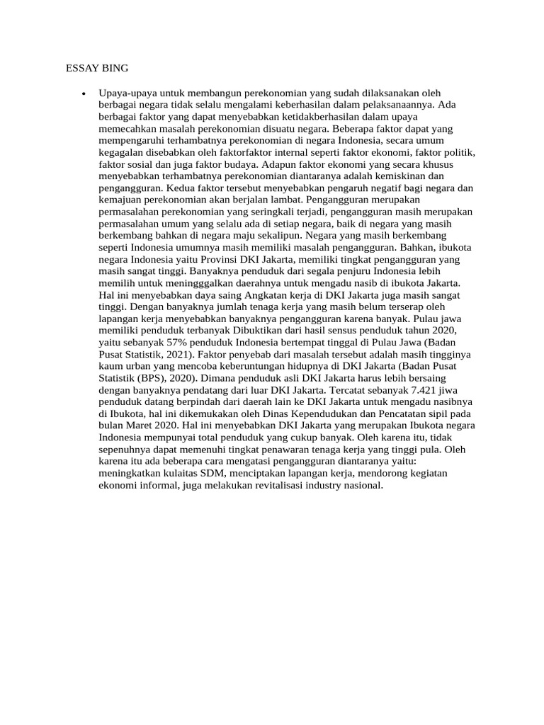 Essay Bing | PDF