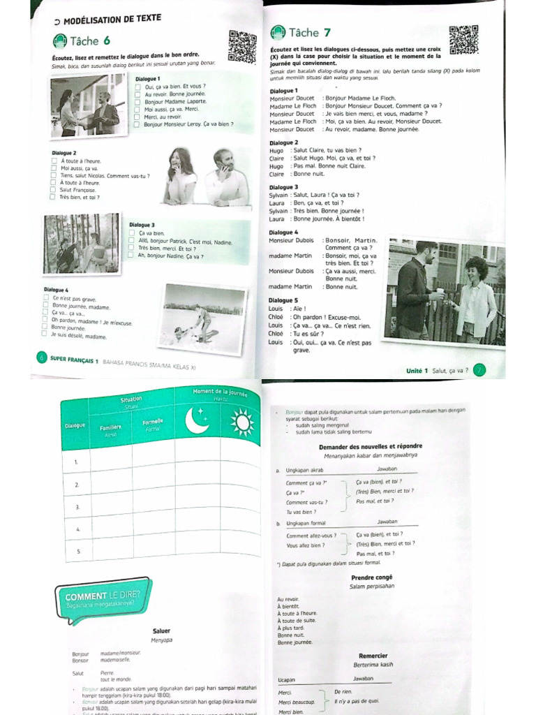 Se Saluer Et Prendre Congé CO Et PO | PDF