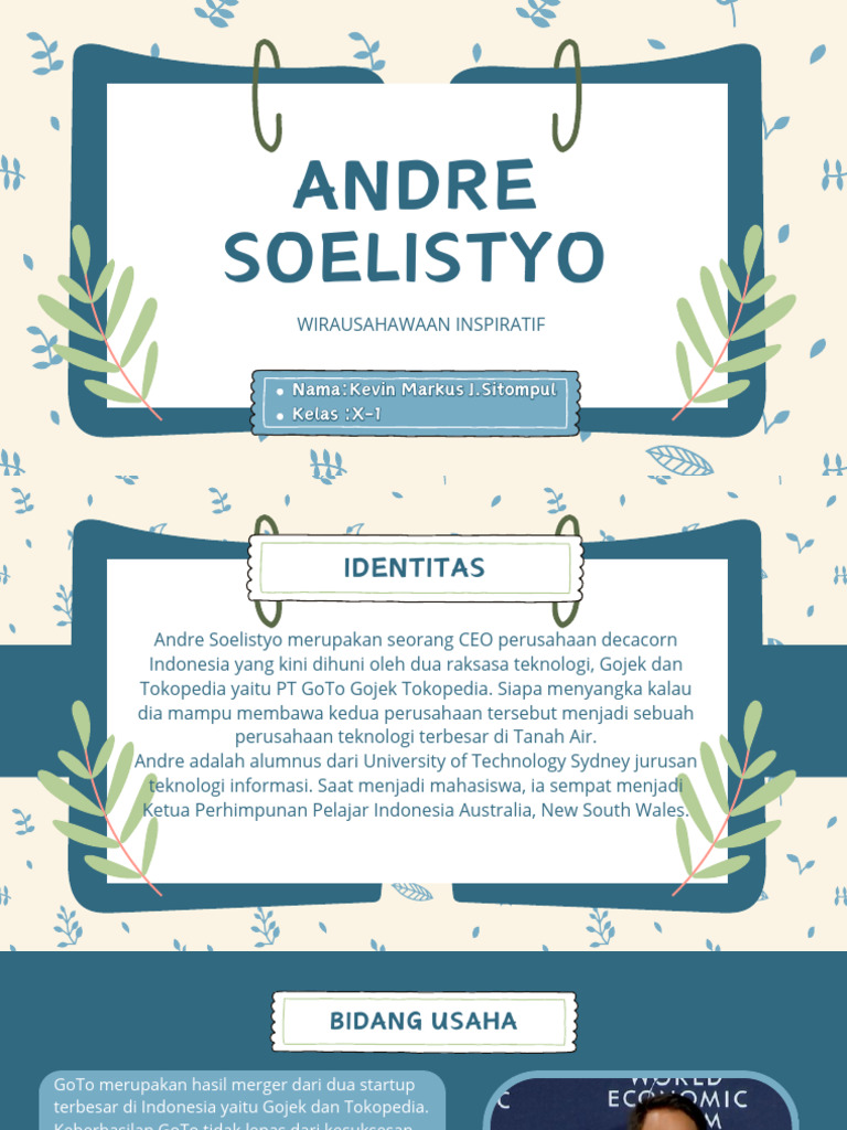 Wirausahawaan Inspiratif Kevin Markus X-1 | PDF