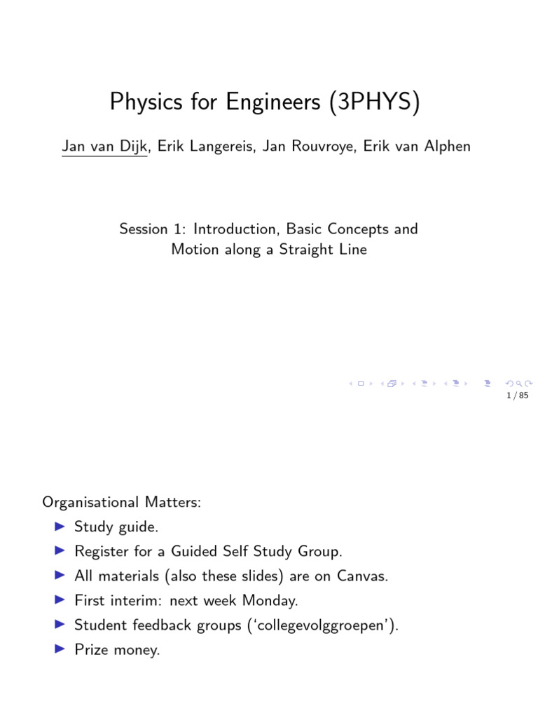 Slides-Session-1 Physics | PDF