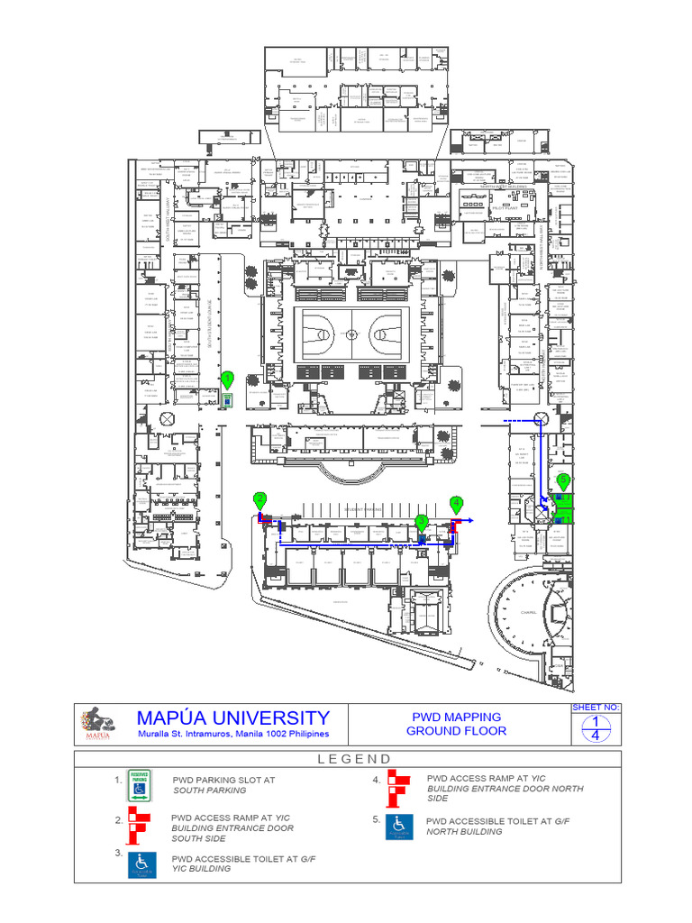 PWD Mapping Ground Floor Layout (10 | PDF