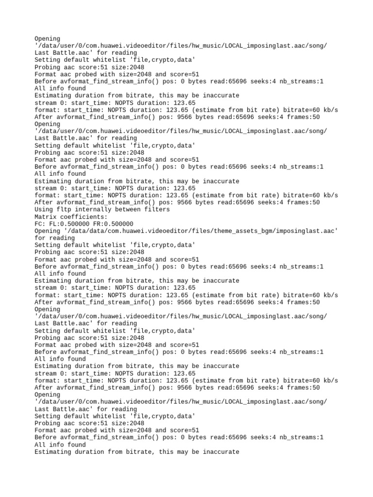 Av Log | PDF