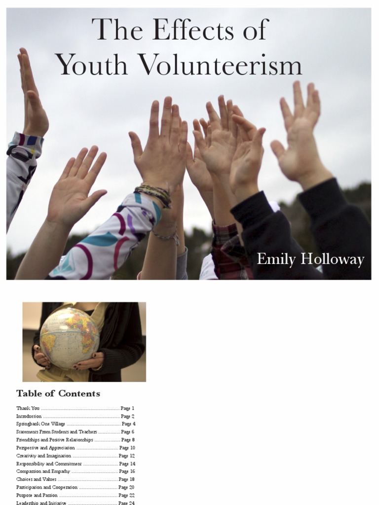 The Effects of Youth Volunteerism | Volunteering | Friendship