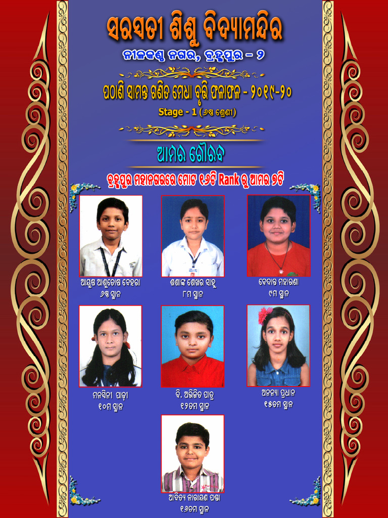 Pathani Samanta Medha Bruti Result - Stage - 1 - 2020 | PDF