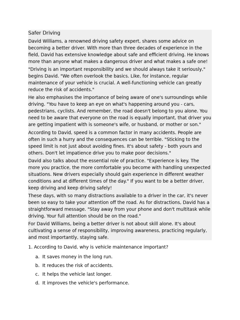 Comprehension For AEC | PDF