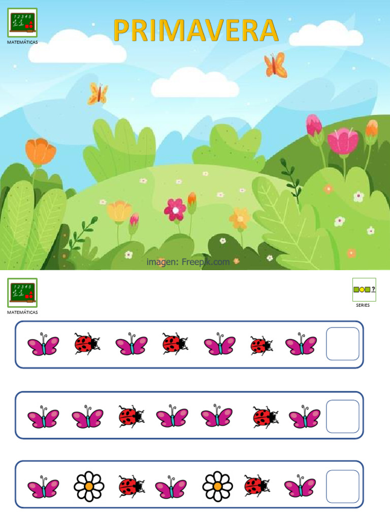 ES - La Primavera - Matematicas | PDF