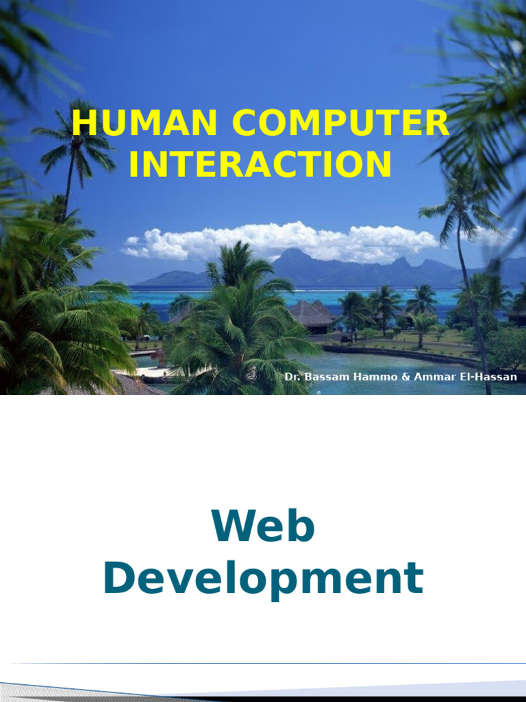 7 - HCI Web Development | PDF