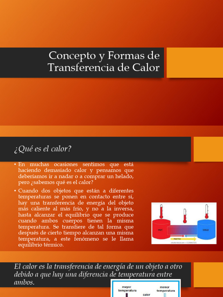 Conceptos Básicos de Transferencia de Calor | PDF | Calor | Temperatura